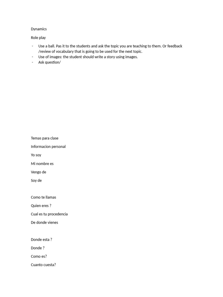 Dynamics, Ideas | PDF