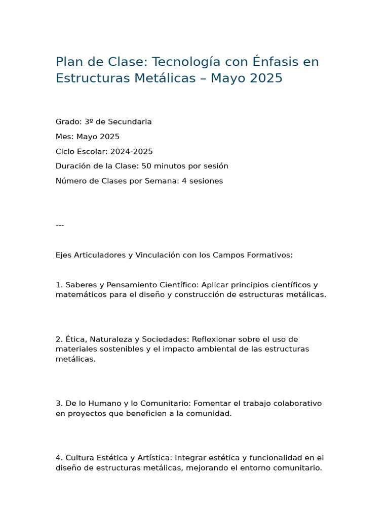 3 Mayo Estructuras Metálicas | PDF | Evaluación | Diseño