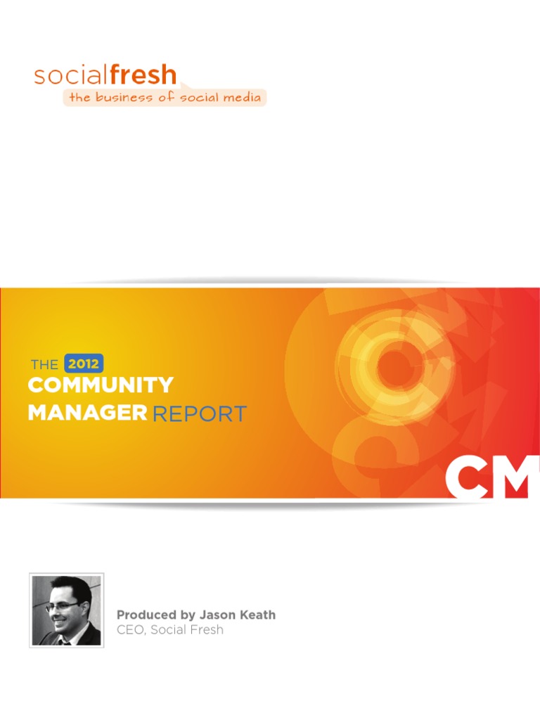 Community Manager: Produced by Jason Keath | PDF | Social Media ...