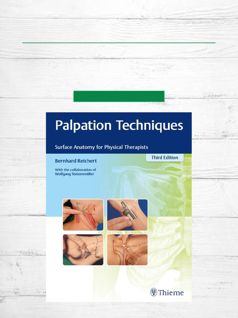 Research Palpation Techniques Surface Anatomy For Physical Therapists ...