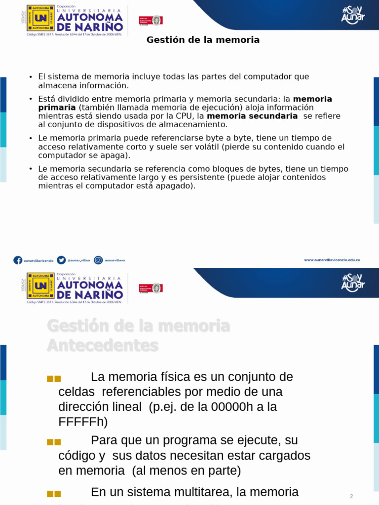 Memoria | PDF | Almacenamiento de datos de la computadora | Poco