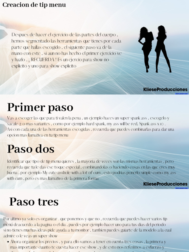 Creación de Tip Menu para Webcam | PDF