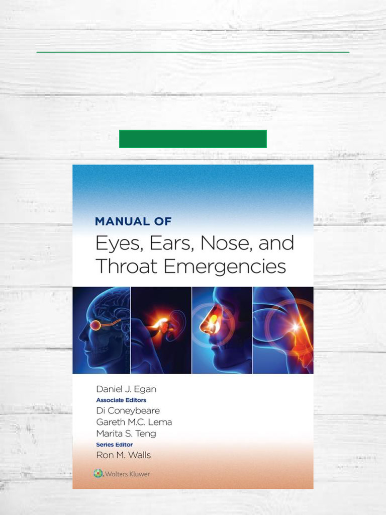 Look Into Manual of Eye, Ear, Nose, and Throat Emergencies - 1st ...