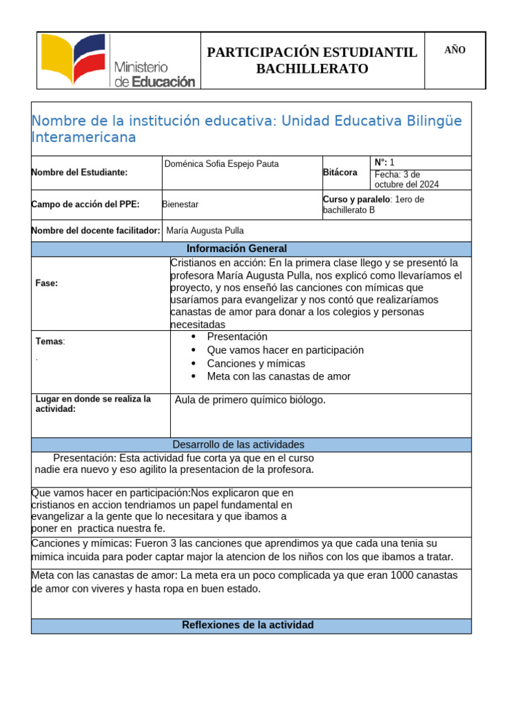 Modelo Bitacora | PDF