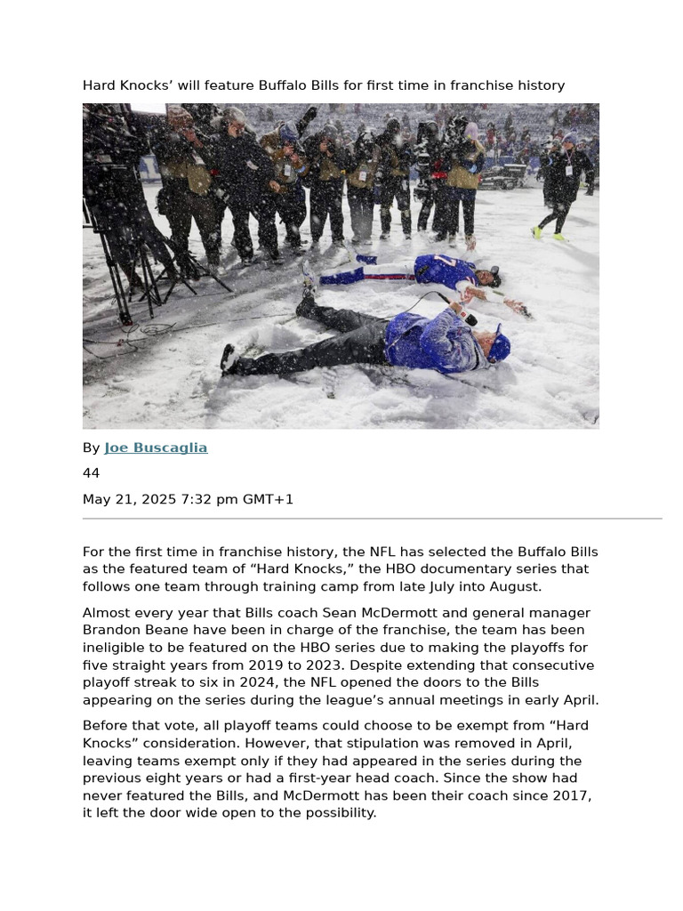 Hard Knocks | PDF