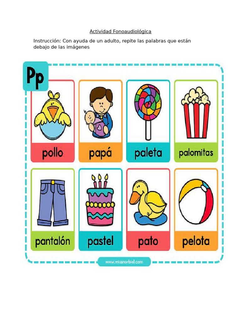 Palabras Con P | PDF