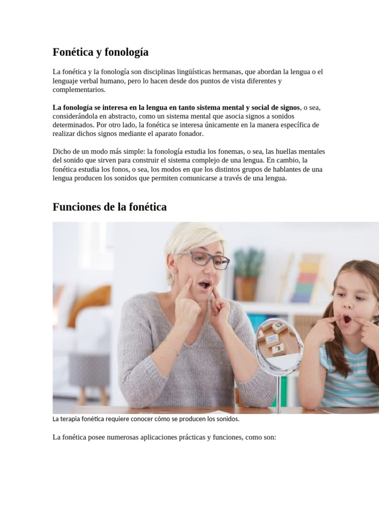 Fonetica y Fonologia | PDF | Fonema | Fonética