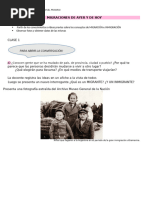 Secuencia Didactica La Gran Inmigracion Con Imagenes Reales | PDF