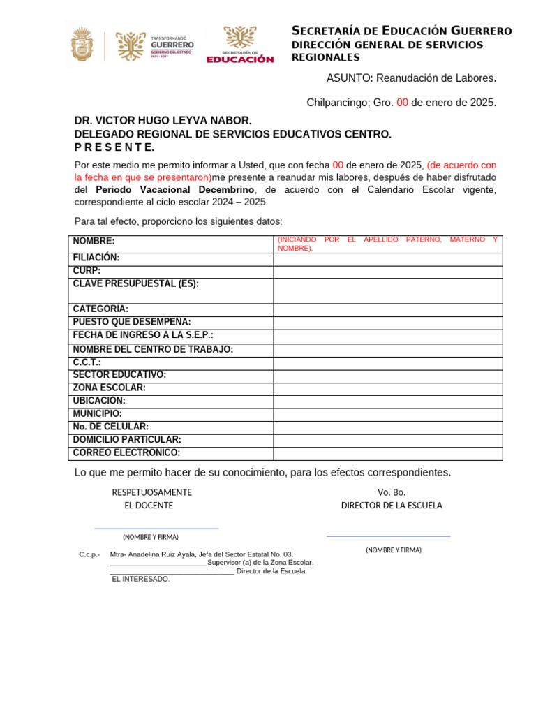 Formato Aviso Federal | PDF