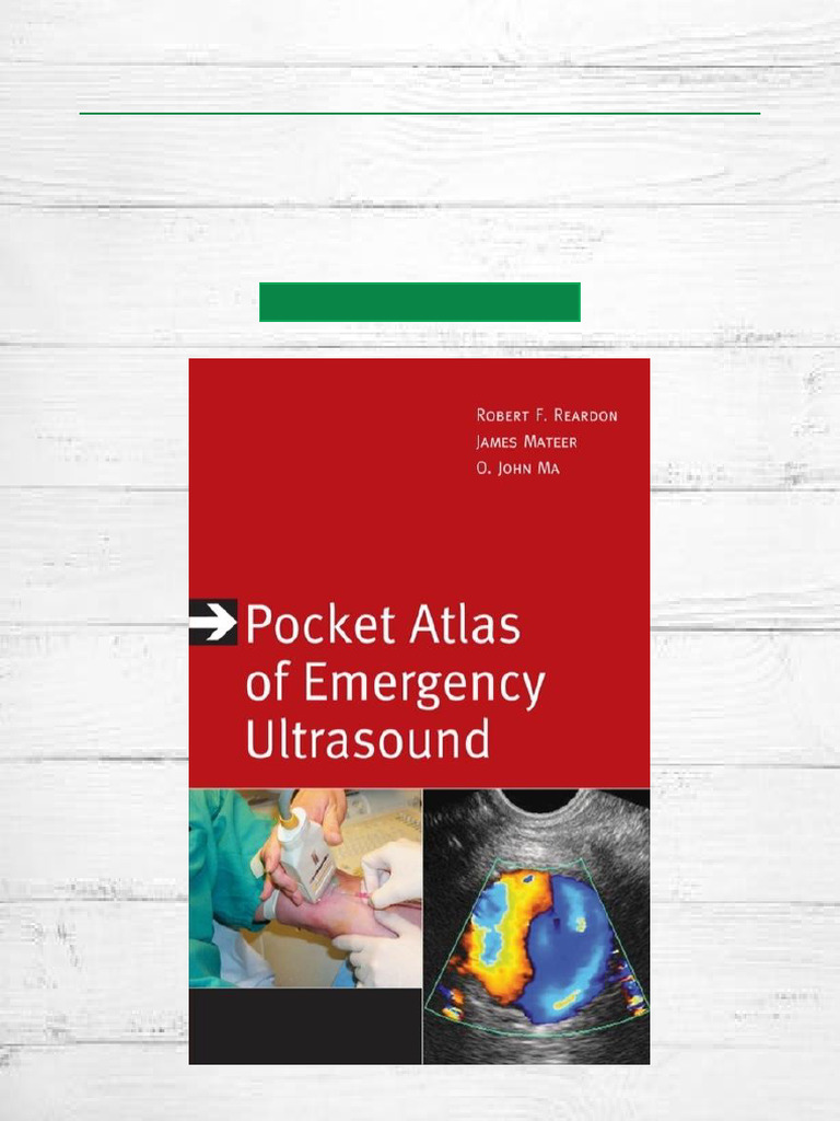 Pocket Atlas of Emergency Ultrasound | PDF | Medical Ultrasound | Medicine