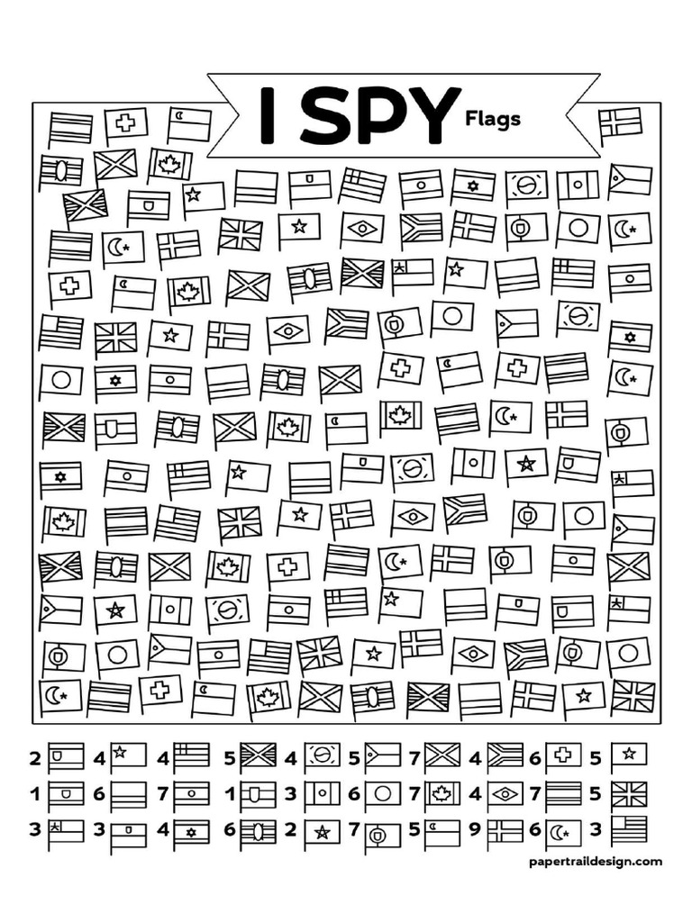 I Spy Flags | PDF