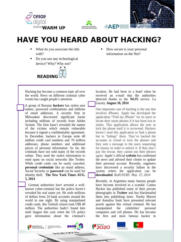 Technology Hackers Activities Promoting Classroom Dynamics Group Form ...