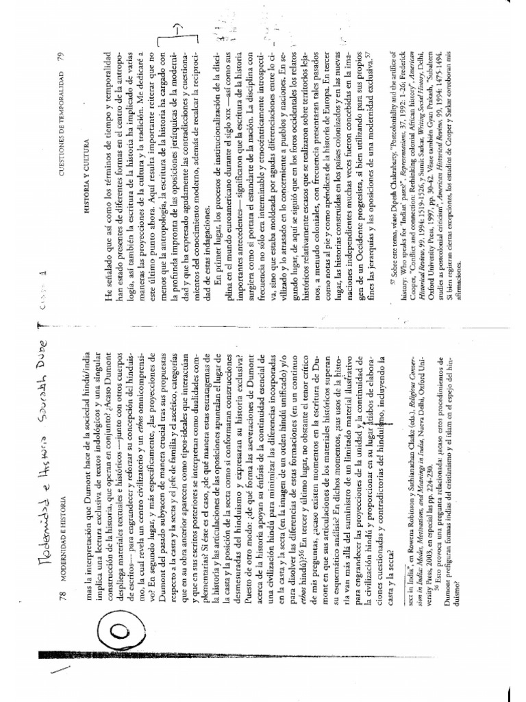 Clase 01 - Dube - Historia y Cultura | PDF