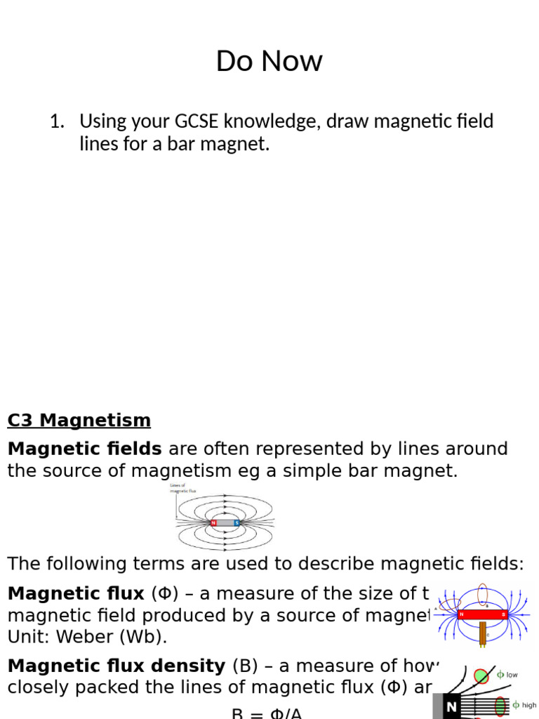 BTEC Engineering Unit 1 - C3 Magnetism and Science | PDF | Inductor ...