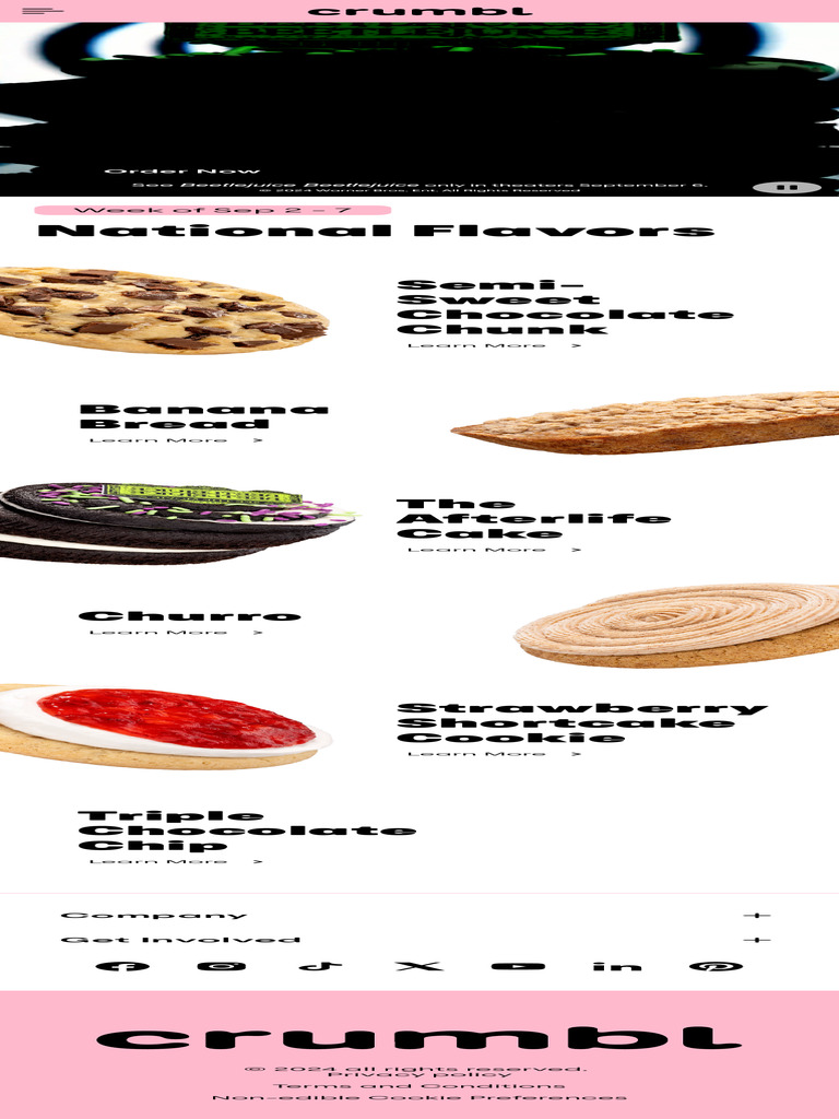Crumbl Cookies - Freshly Baked & Delivered Cookies | PDF