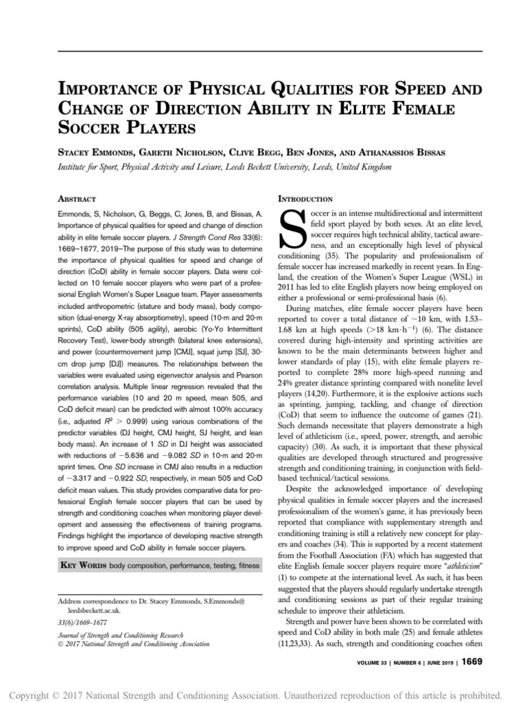 Importance of Physical Qualities For Speed And.25 | PDF | Eigenvalues ...