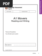 Movers Examination Paper | PDF