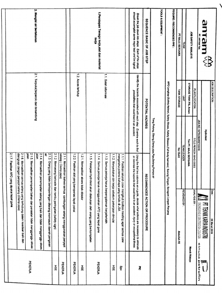 Jsea-Hydrotest - MB | PDF