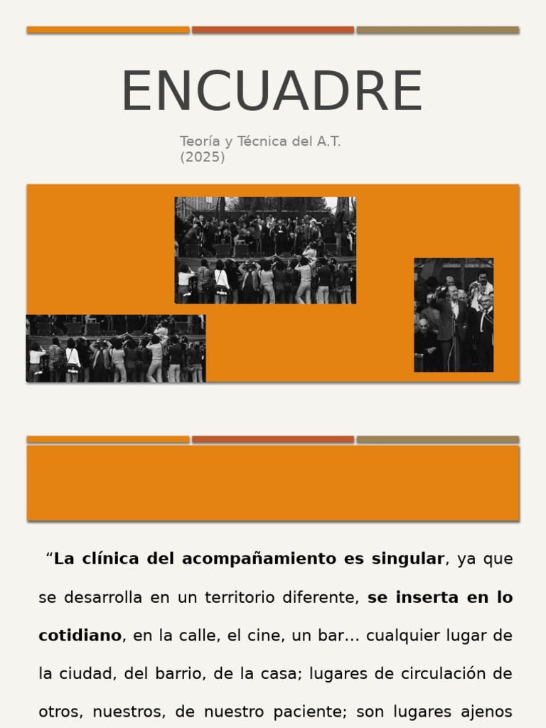 Encuadre | PDF | Psicoanálisis