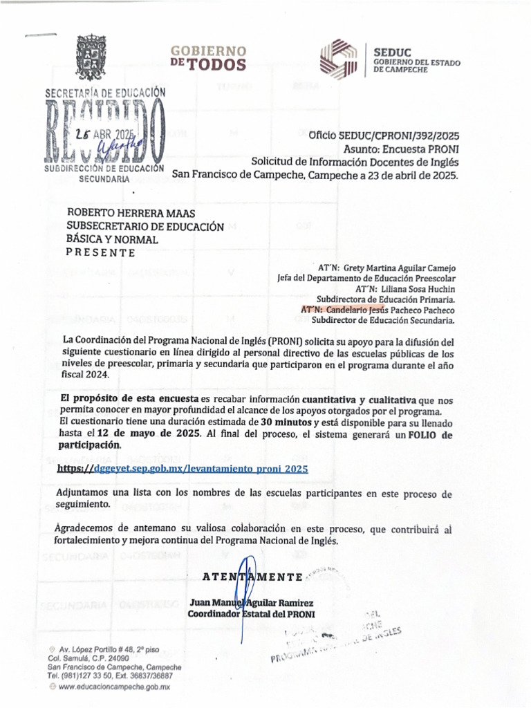 Encuesta Proni | PDF