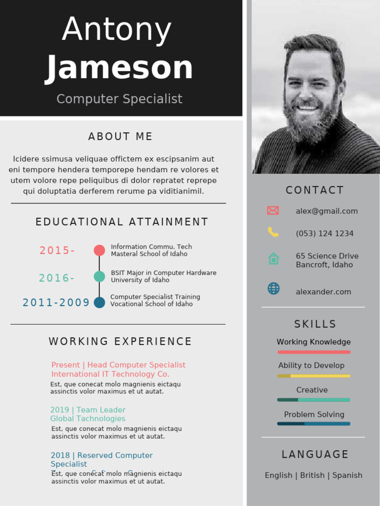 Computer Resume | PDF