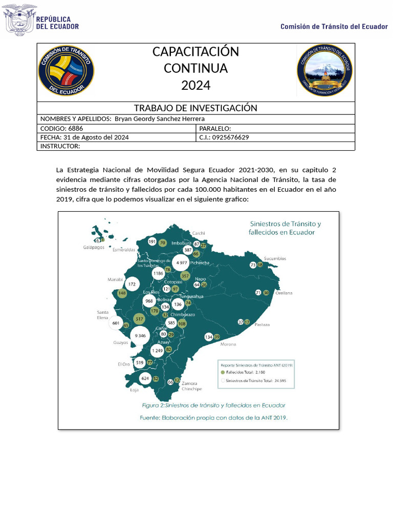 Trabajo - de - Investigacion - Semana - 8 - Terminado | PDF | Tráfico | Accidente de tráfico