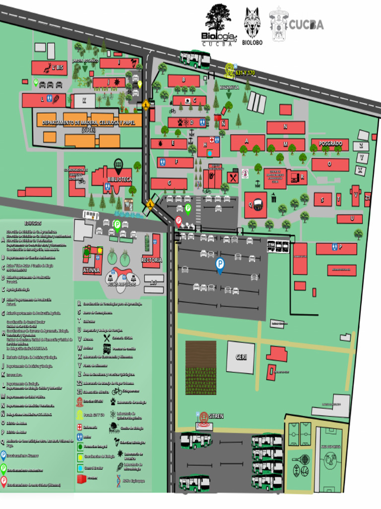 Mapa y Recursos del CUCBA | PDF | Laboratorios | Biología