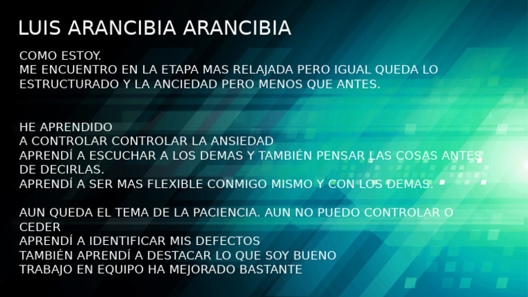 Luis Arancibia Arancibia | PDF