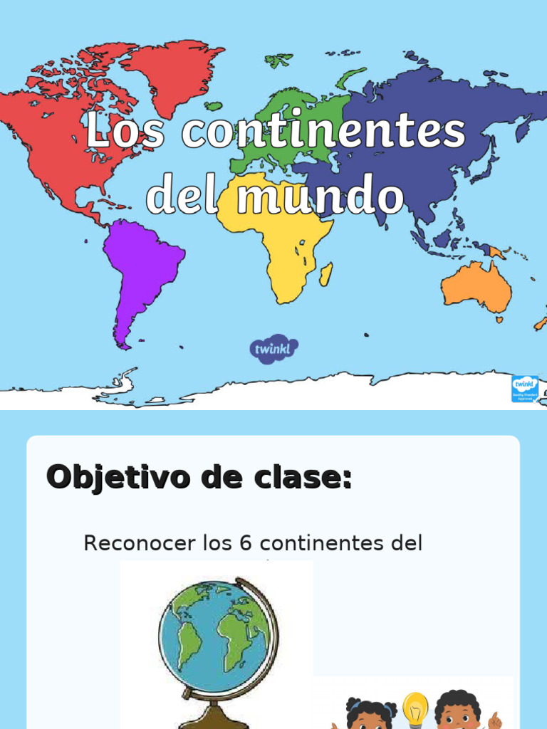 Continentes Del Mundo | PDF | África | Continente
