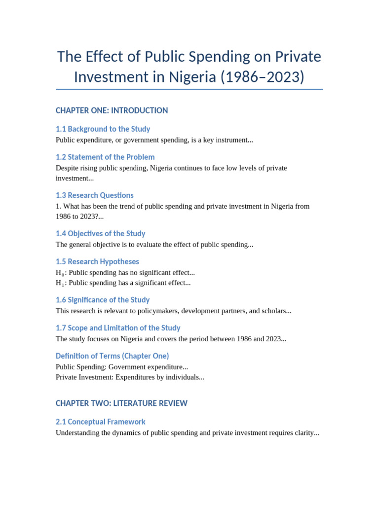 Complete Public Spending Project | PDF | Government Spending | Statistics