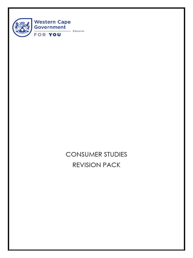 Grade 12 Consumer Studies Revision Guide | PDF | Lease | Taxes