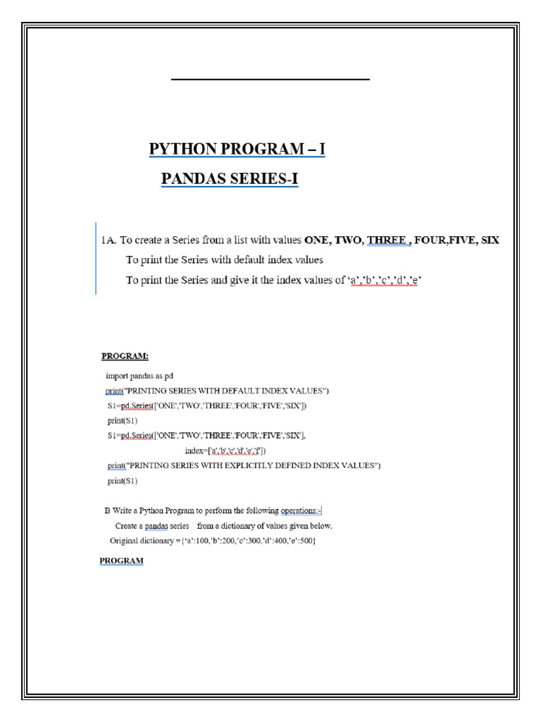Instructions For Print Out | PDF