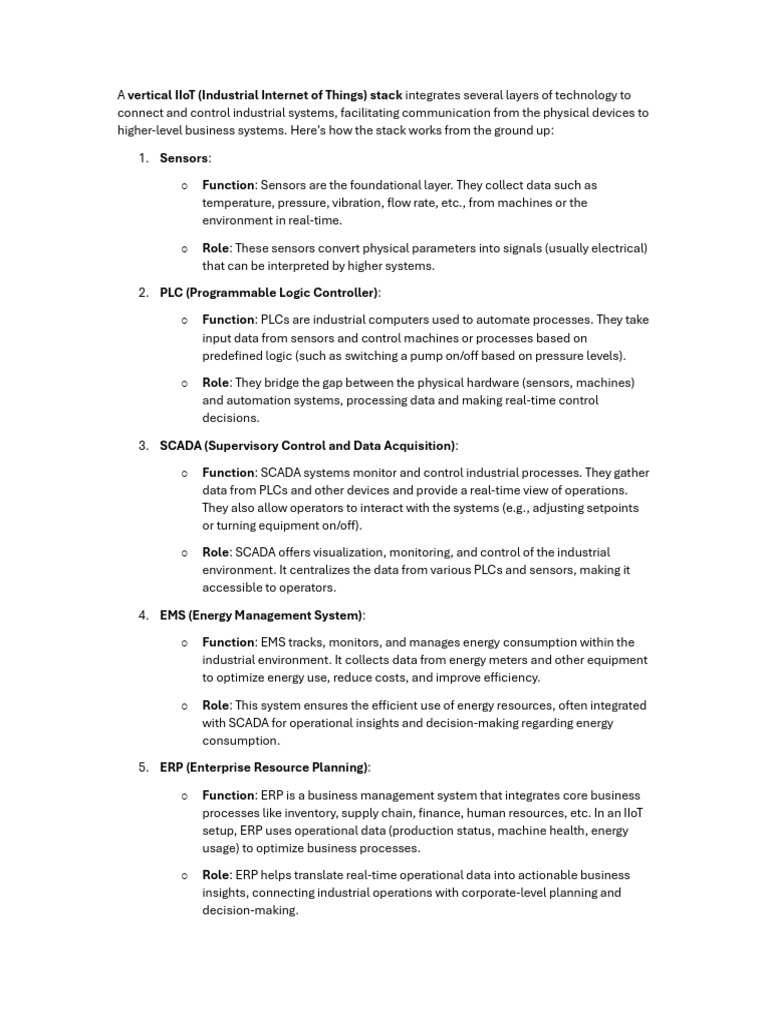 VERTICAL IIOT STACK | PDF | Computer Security | Security
