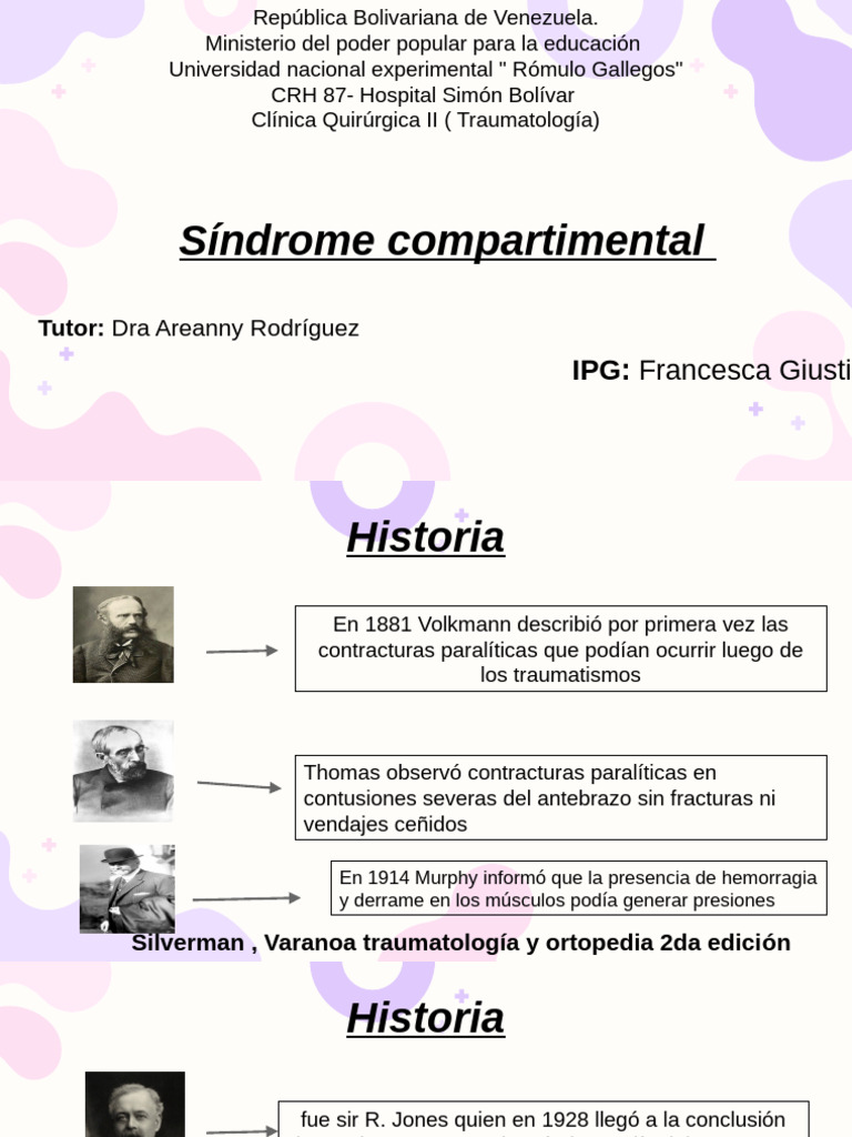Síndrome Compartimental | PDF | Traumatologia | Lesión