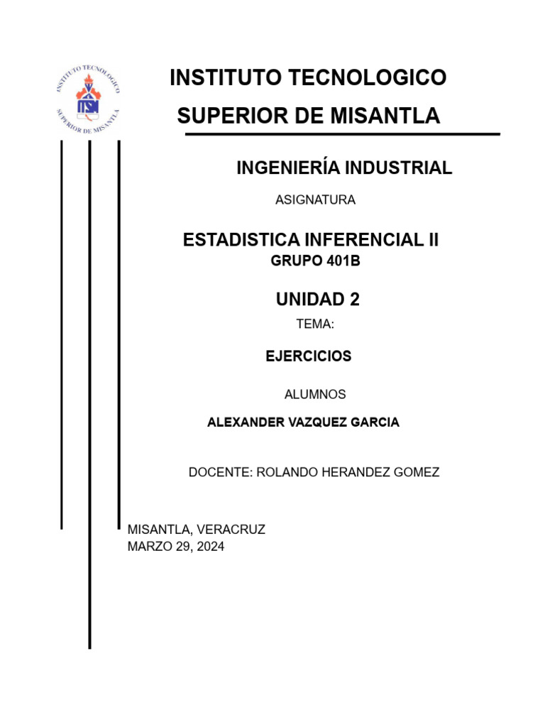 Alexander Vazquez Ejercicio 2.1 | PDF