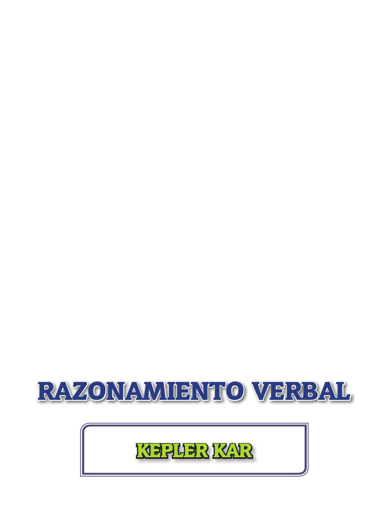 Raz. Verbal 5to | PDF | Mente | Creatividad
