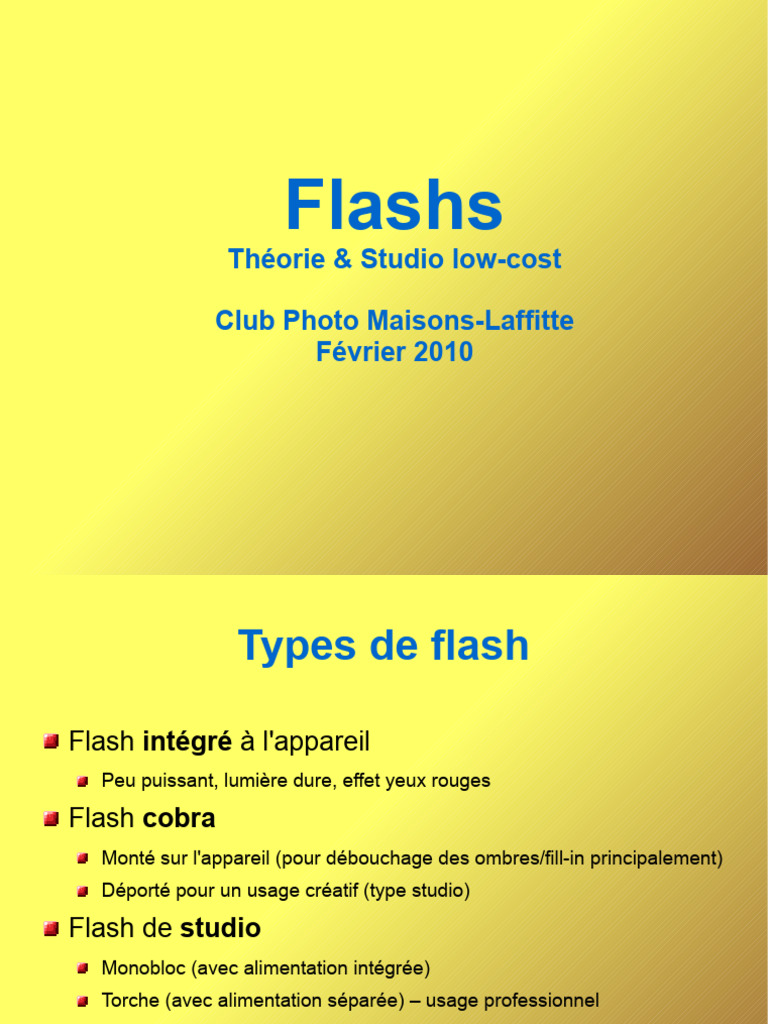 Techniques de Flash Cobra en Photographie | PDF | Flash (Photographie ...