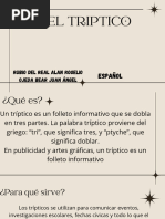 Estructura y partes del tríptico | PDF