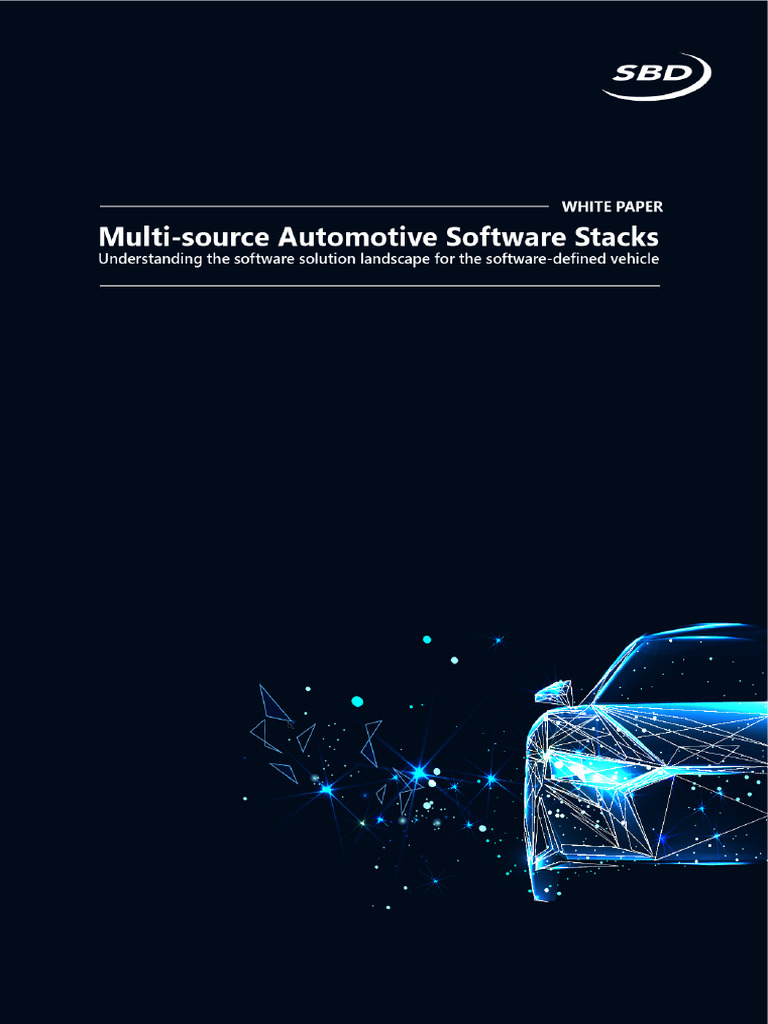 Multi Source Automotive Software Stacks | PDF | Operating System | Android (Operating System)