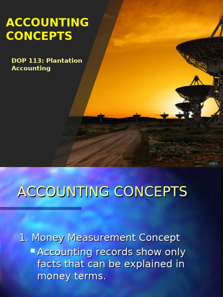 Key Accounting Concepts Explained | PDF