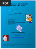 Student-Led Conference Template | PDF