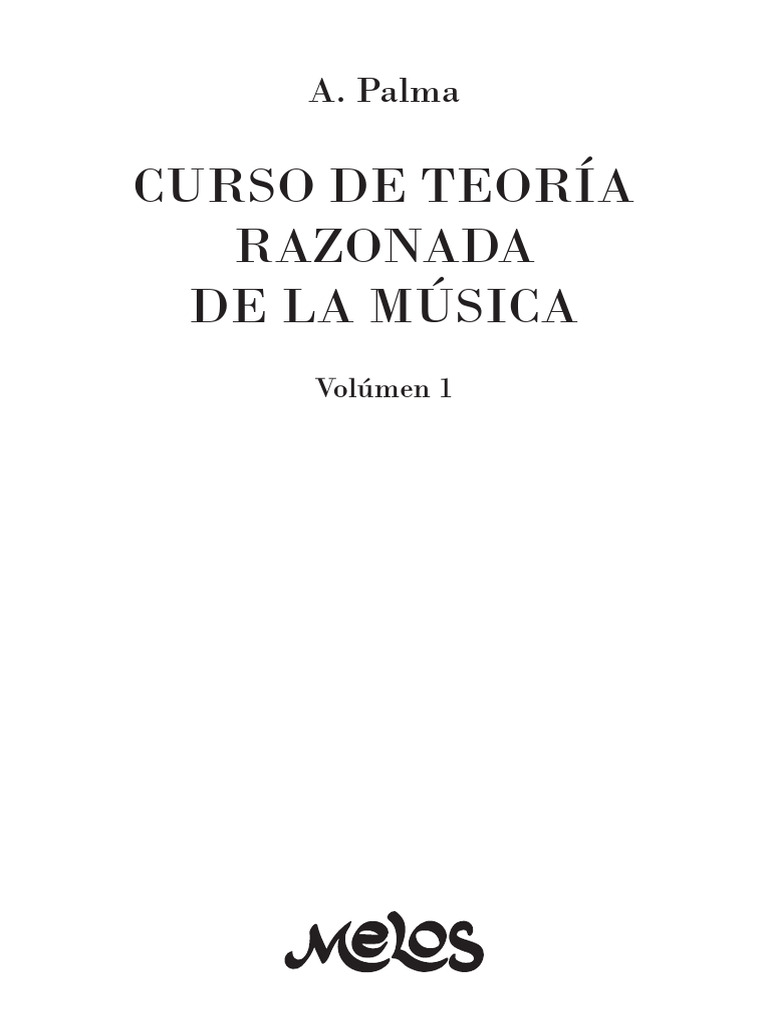 Teorias de La Musica | PDF