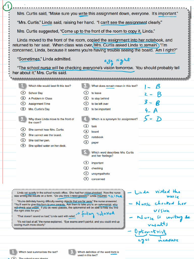 2. Notes - Reading Comprehension 7-May-2025 | PDF
