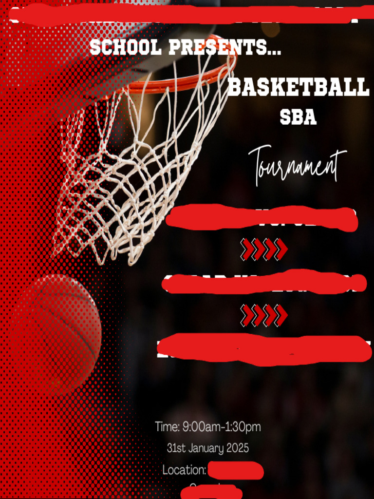 Sample SBA Basketball Tournament Flyer | PDF