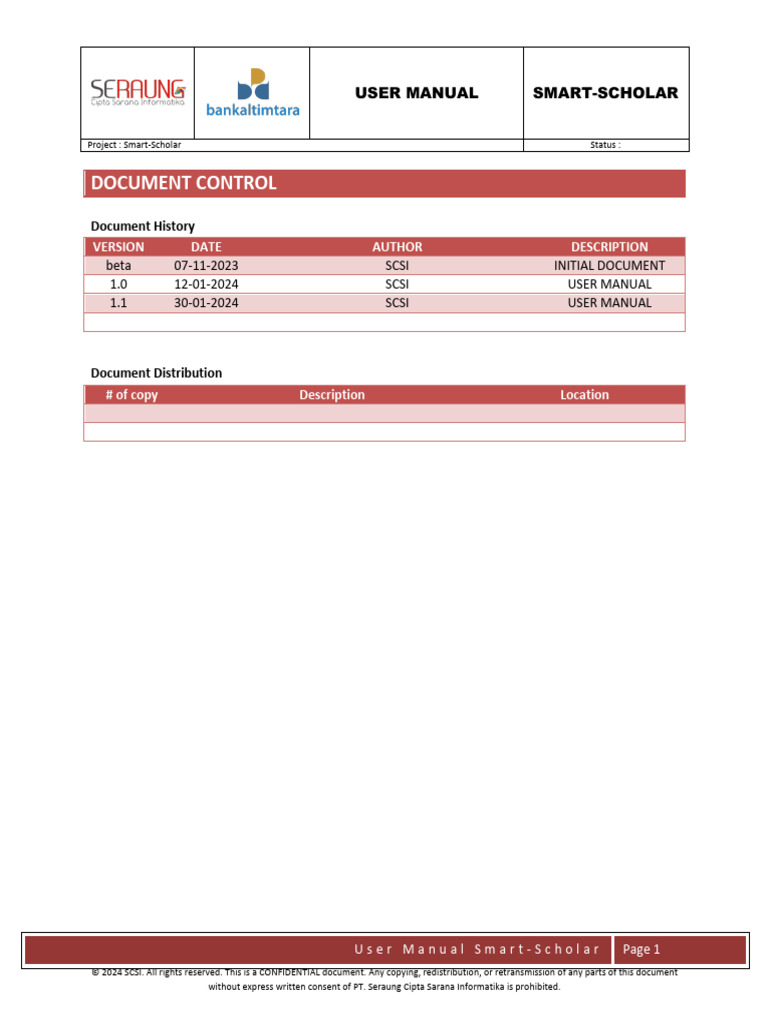 User Manual Smart-Scholar V1.1 | PDF
