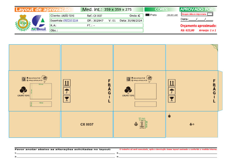Layout Caixa 0037 | PDF