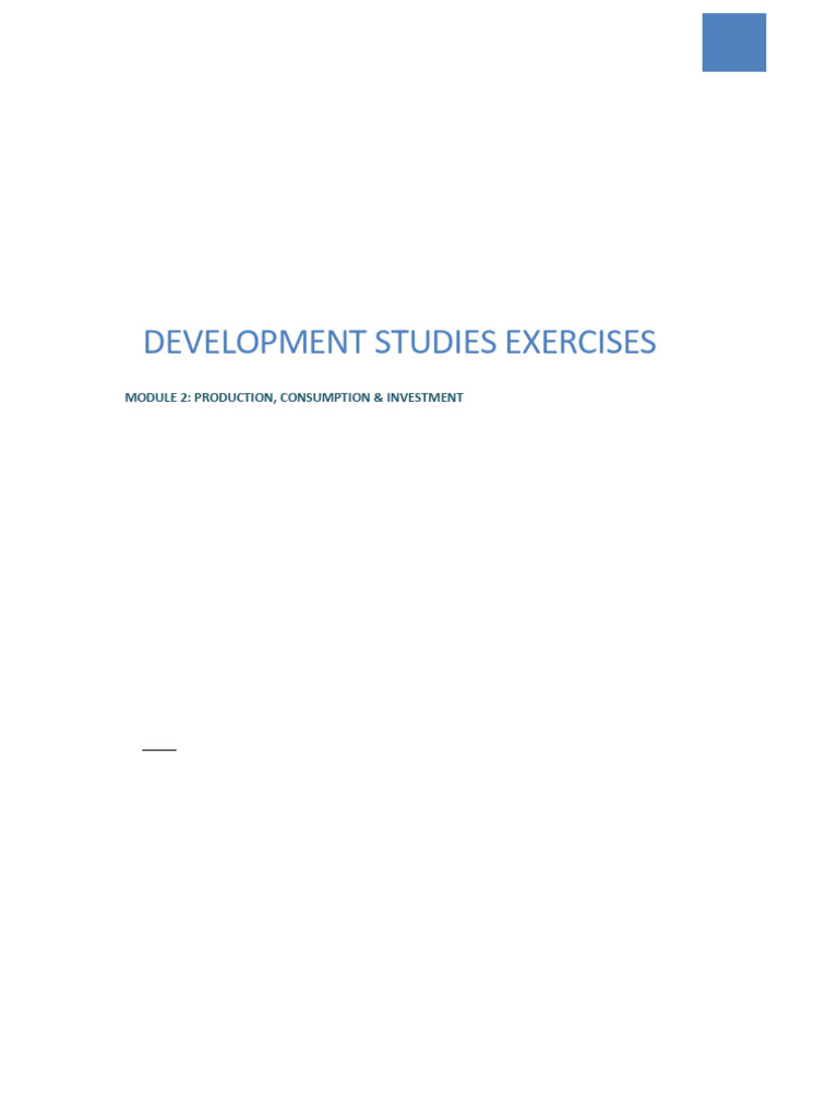 Module 2 Class Exercises 2022 | PDF | Economies