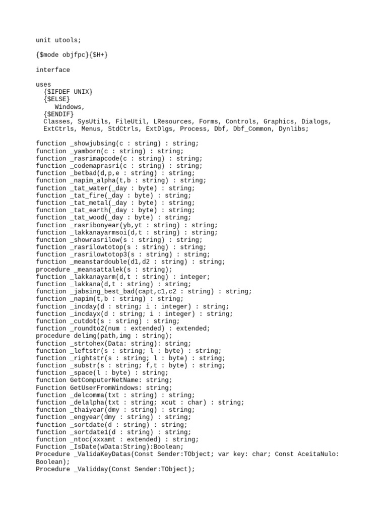 Utools | PDF | String (Computer Science) | System Software
