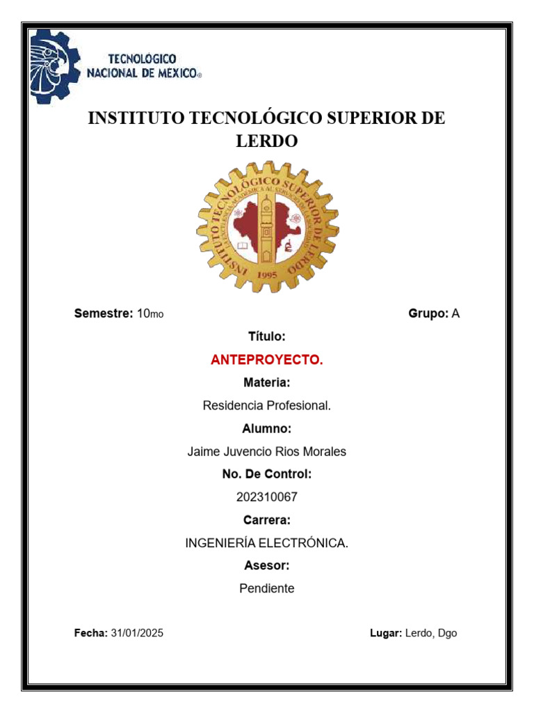 ANTEPROYECTO | PDF | Automatización | Business