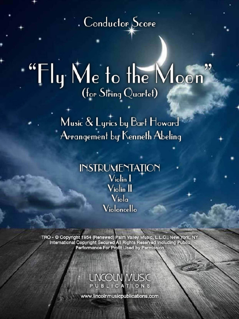 Play - Official Version of Fly Me To The Moon (In Other Words) Sheet Music by Tony Bennett For ...